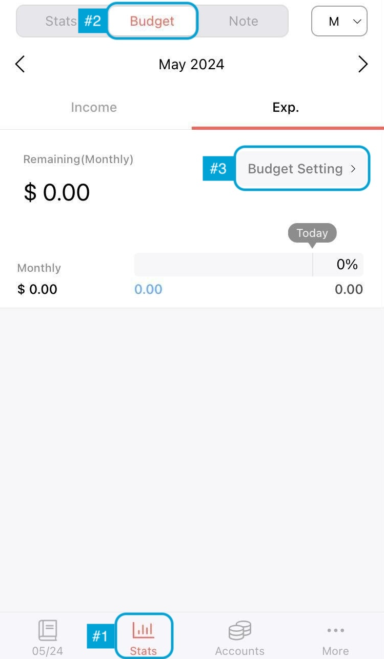 How to set up/modify/delete a budget – Money Manager Help Center