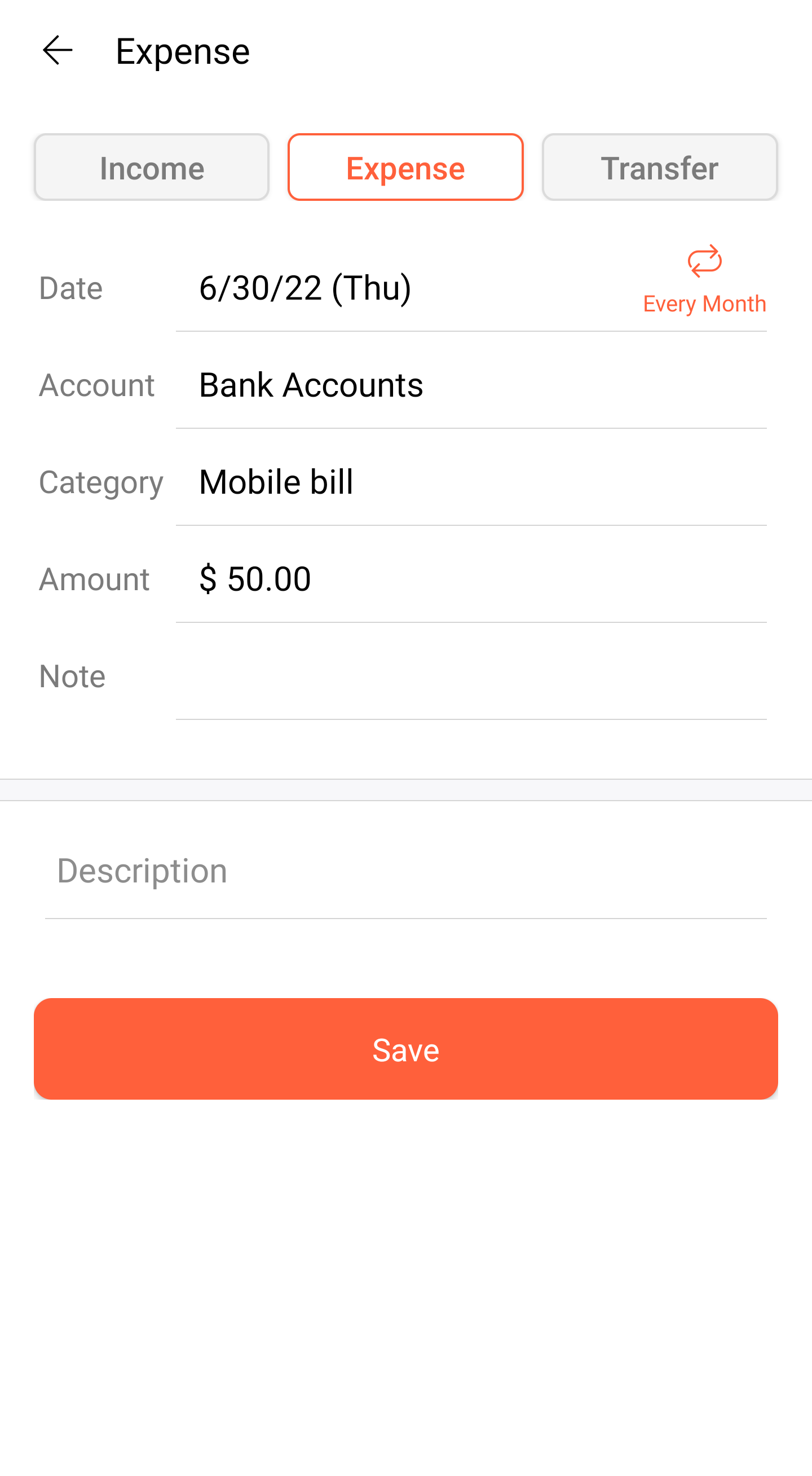 How To Edit And Delete Repeat Setting Money Manager Help Center